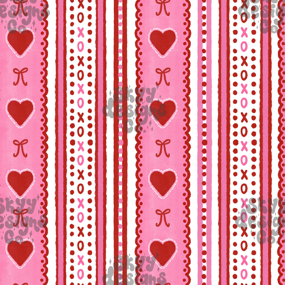 Preppy Valentine Stripe – Skyy Designs Co.