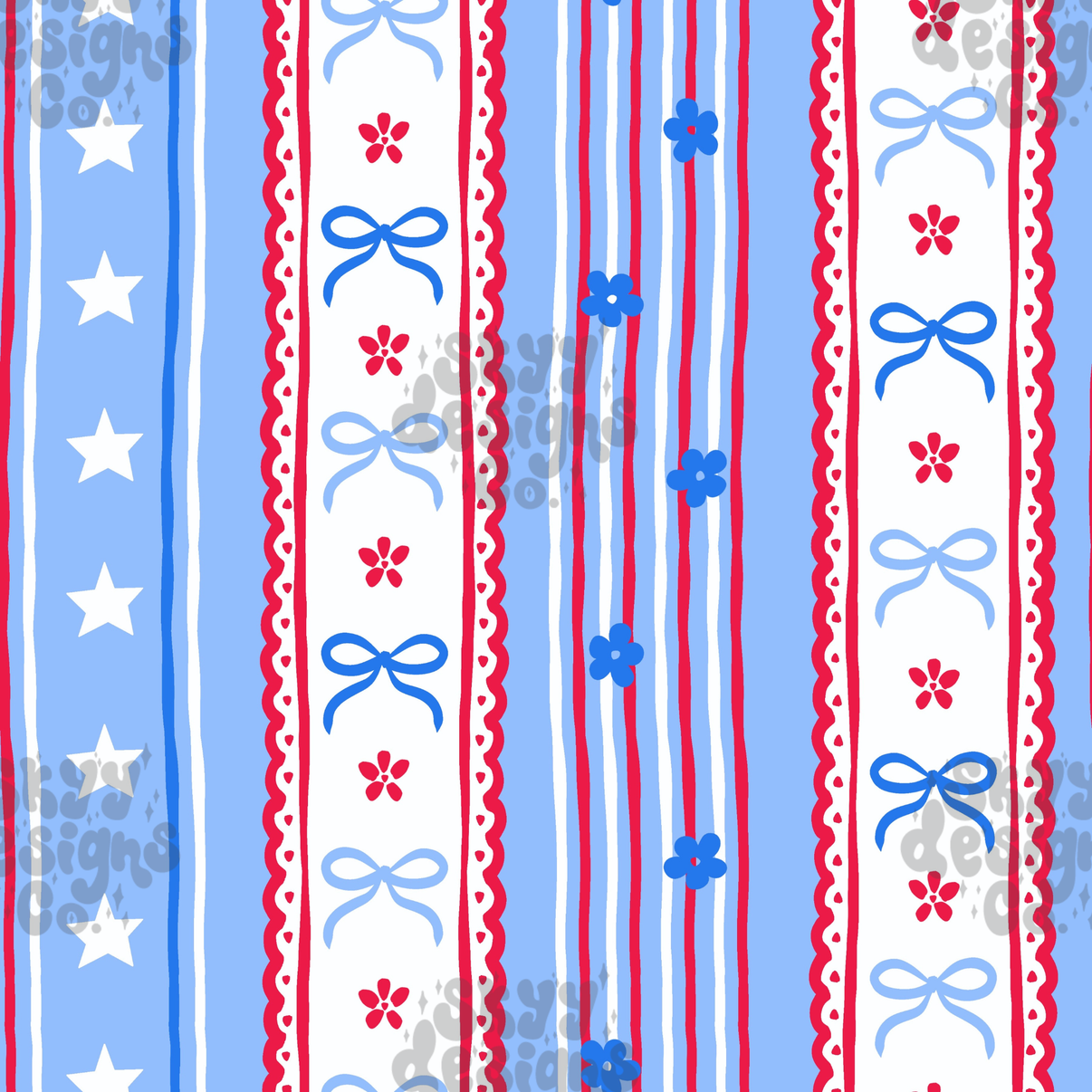 Patriotic Stripes – Skyy Designs Co.
