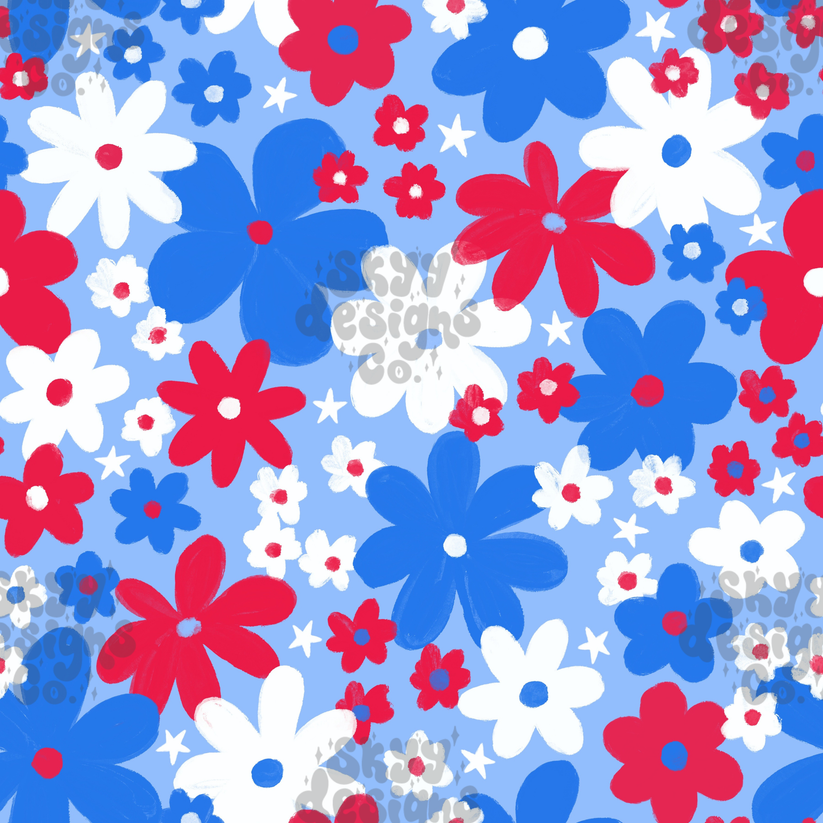 Patriotic Daisy – Skyy Designs Co.